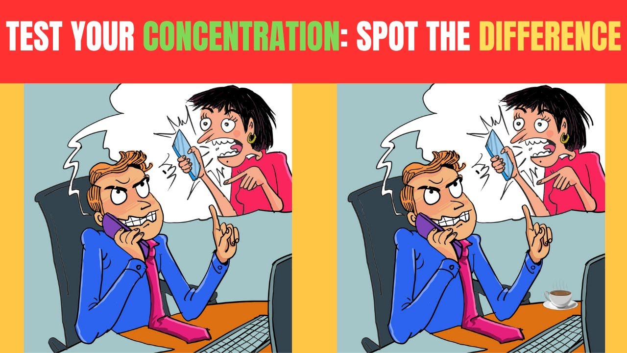 Spot The Difference | Test Your Concentration | Find The Difference #78 ...