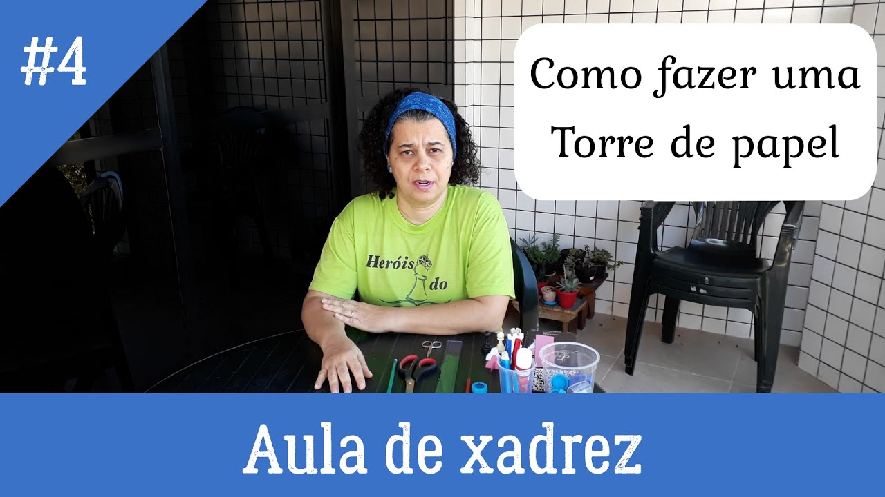 Aula 4: como fazer uma Torre de papel - YouTube