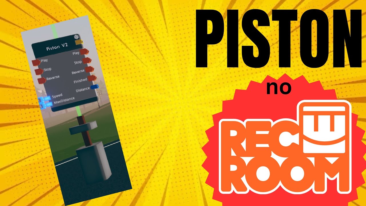 Como Usar Um Piston No Rec Room - YouTube