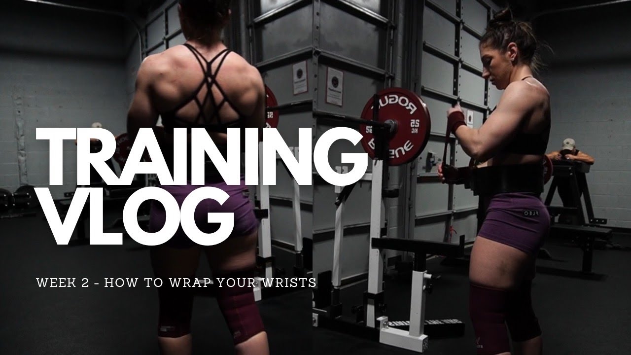 TRAINING VLOG | How I wrap my wrist wraps - YouTube