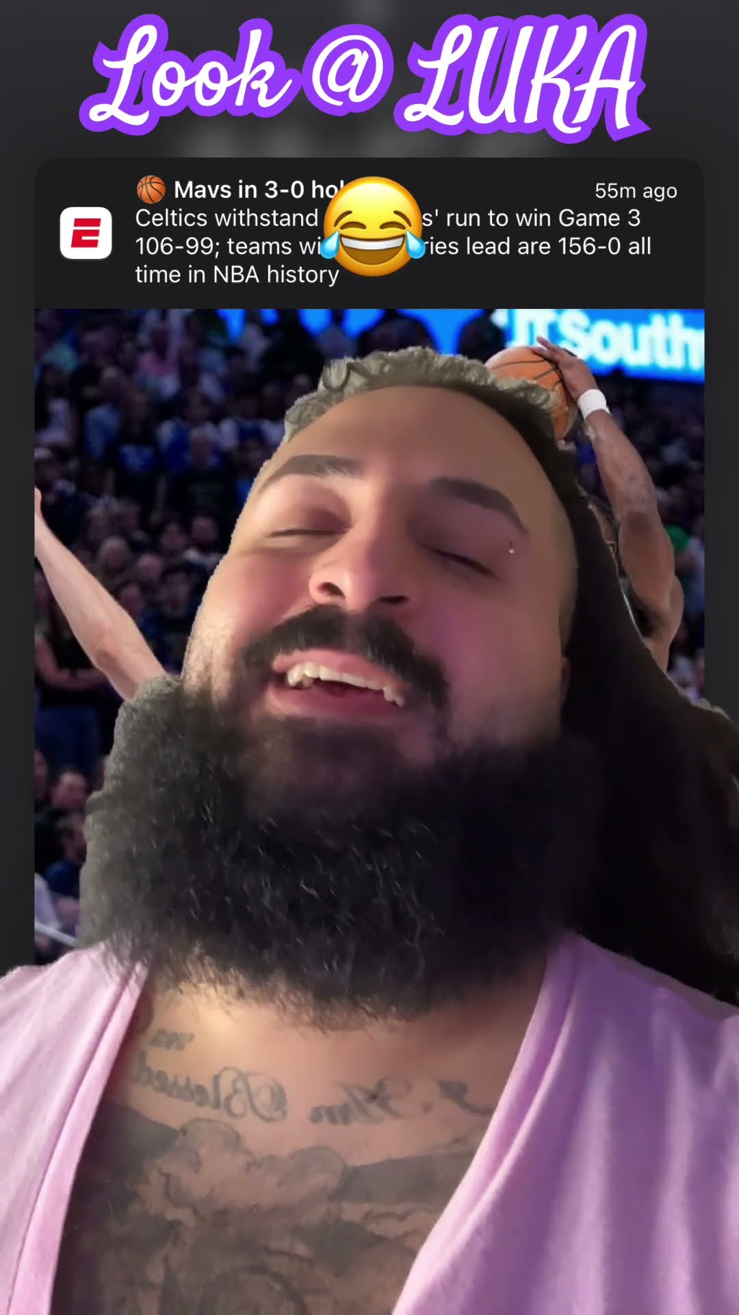 LUKA cut blocks Jaylen Brown 😱 #shorts #lukadoncic #jaylenbrown #nba # ...