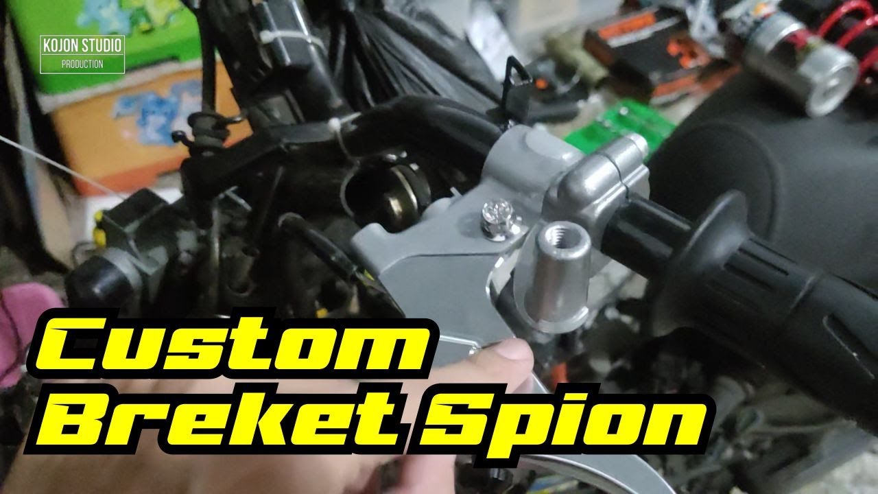 Custom Breket Spion Kiri Supra X 125 FI | Modifikasi Supra X 125 FI ...