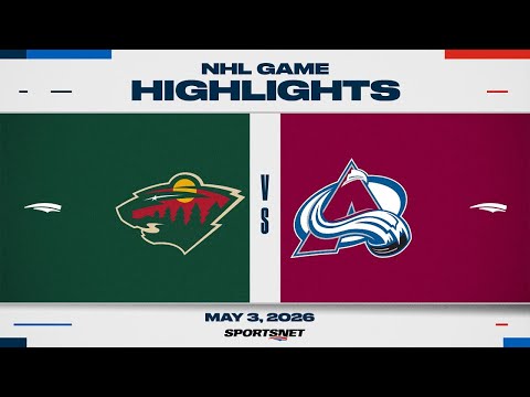 Highlights des ersten NHL-Spiels | Wild gegen Avalanche – 3. Mai 2026