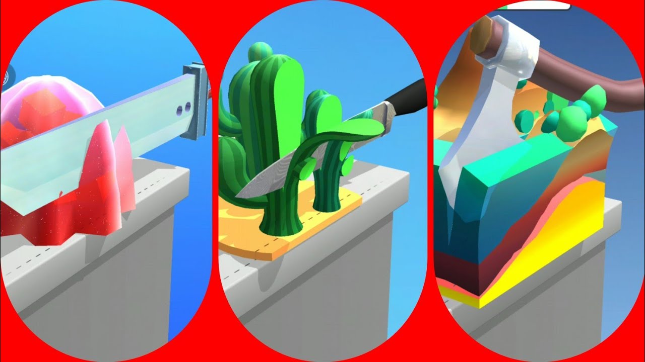 ASMR Cutting Game - Very Satisfying and Relaxing ASMR Slicing Video ...