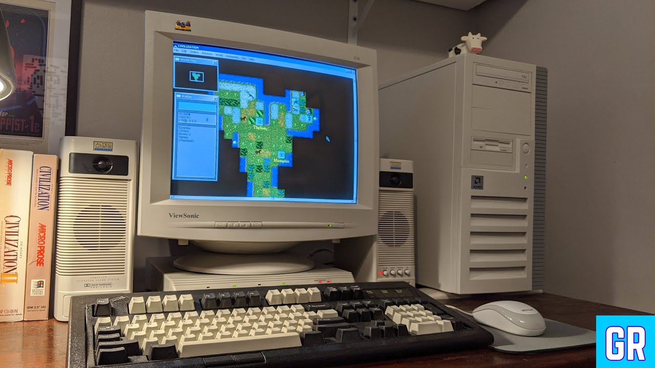 Playing Civ 1 through Civ 4 on my Windows Xp Computer - YouTube