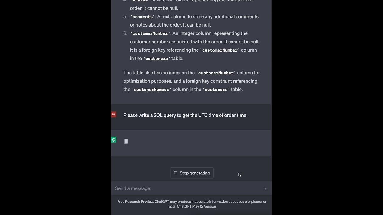 ChatGPT Writes SQL Get UTC Time YouTube chatgpt-writes-sql-get-utc-time-youtube