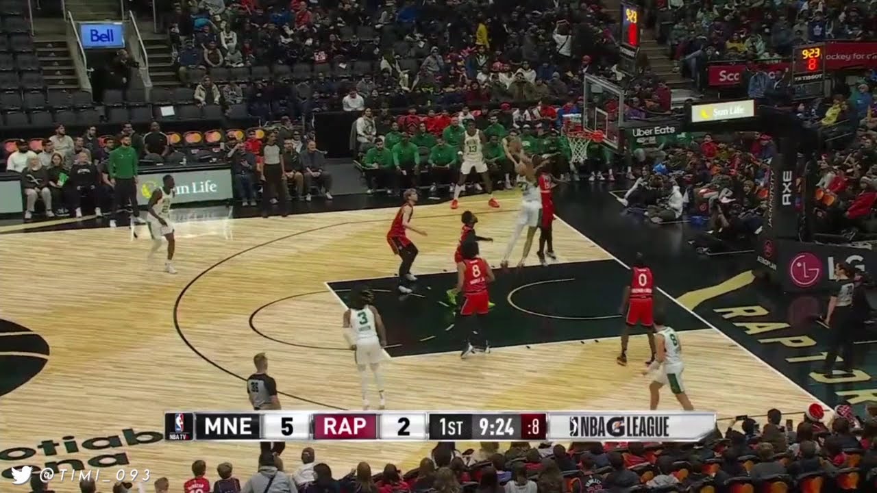 Jordan Walsh Highlights vs Raptors 905 (21 pts, 4 reb, 5 ast, 4 stl ...