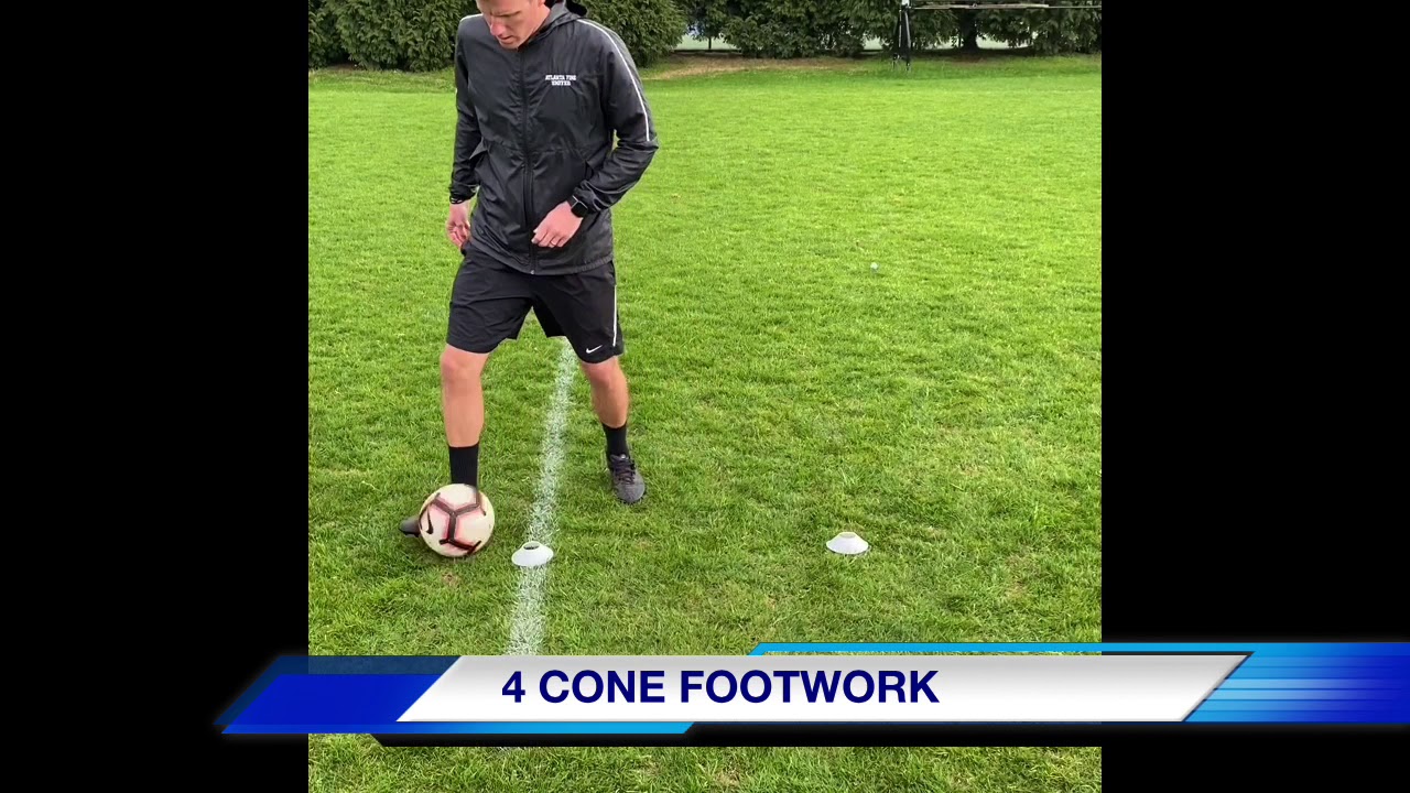 4 Cone Footwork - YouTube