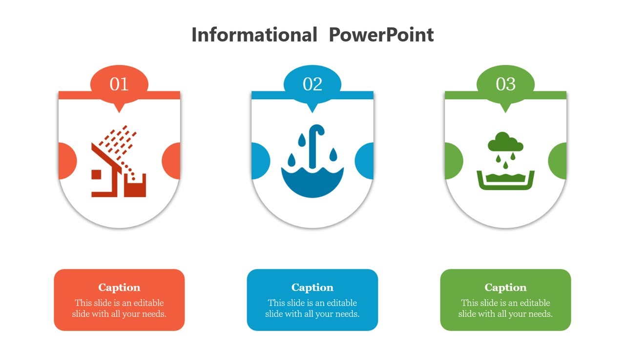 How to Create a 3 Steps Infographic in PowerPoint - YouTube