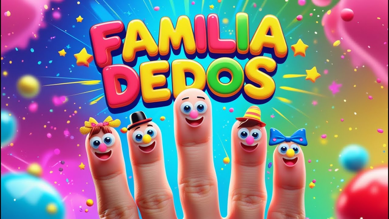 🎵 "Canción de la Familia Dedos 🤩 | Baile Divertido y Canciones ...