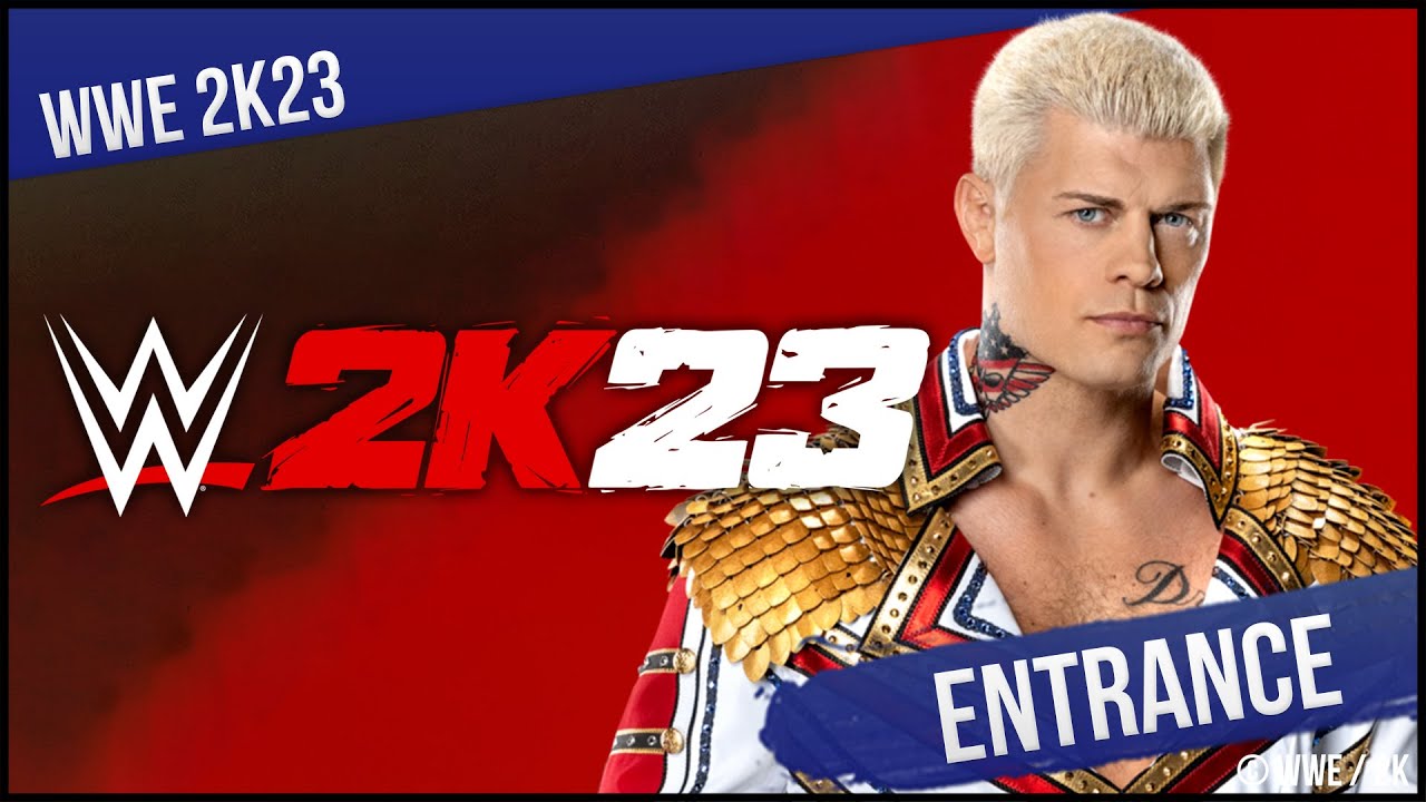 WWE 2K23 Cody Rhodes Full Entrance - Wrestling-Infos.de - YouTube