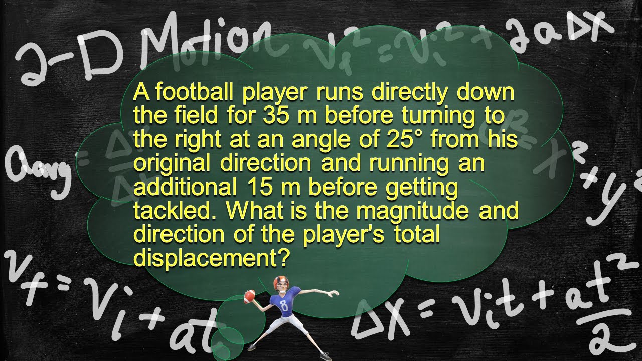 Physics Problem Solver Walk-through Follow Along 2-D Motion Vectors ...