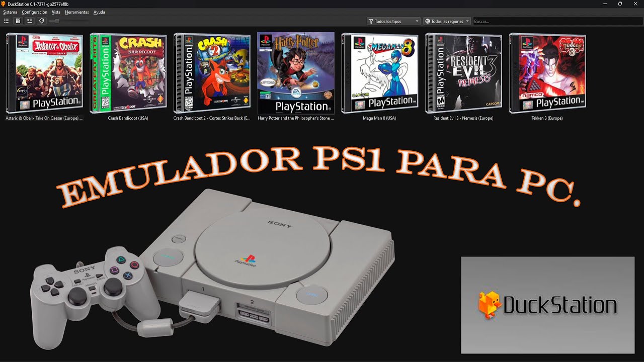 ☑ EMULADOR PS1 PARA PC DUCKSTATION. ☑ - YouTube