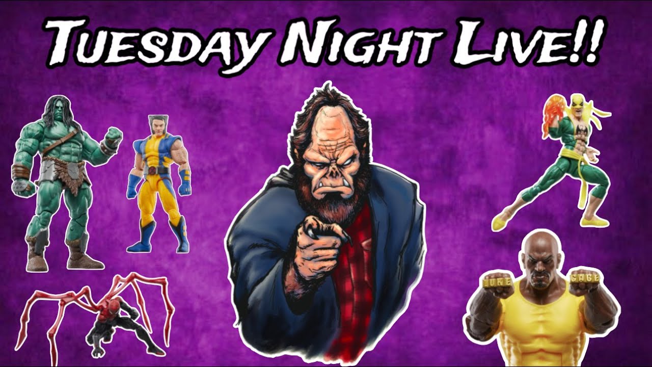 TUESDAY NIGHT LIVE!!!! NEW MARVEL LEGENDS & TOY PHOTOGRAGHY SHOW CASE ...