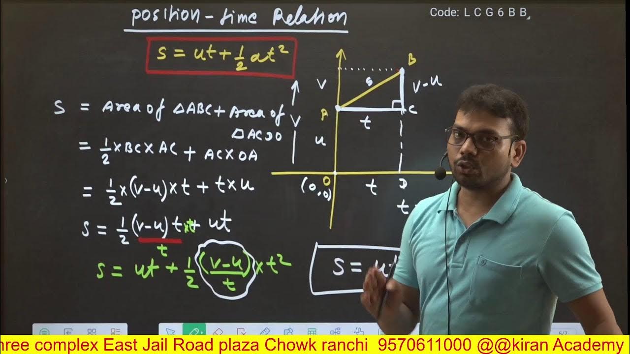Class 11th // Motion in straight line //Equation of Motion - YouTube