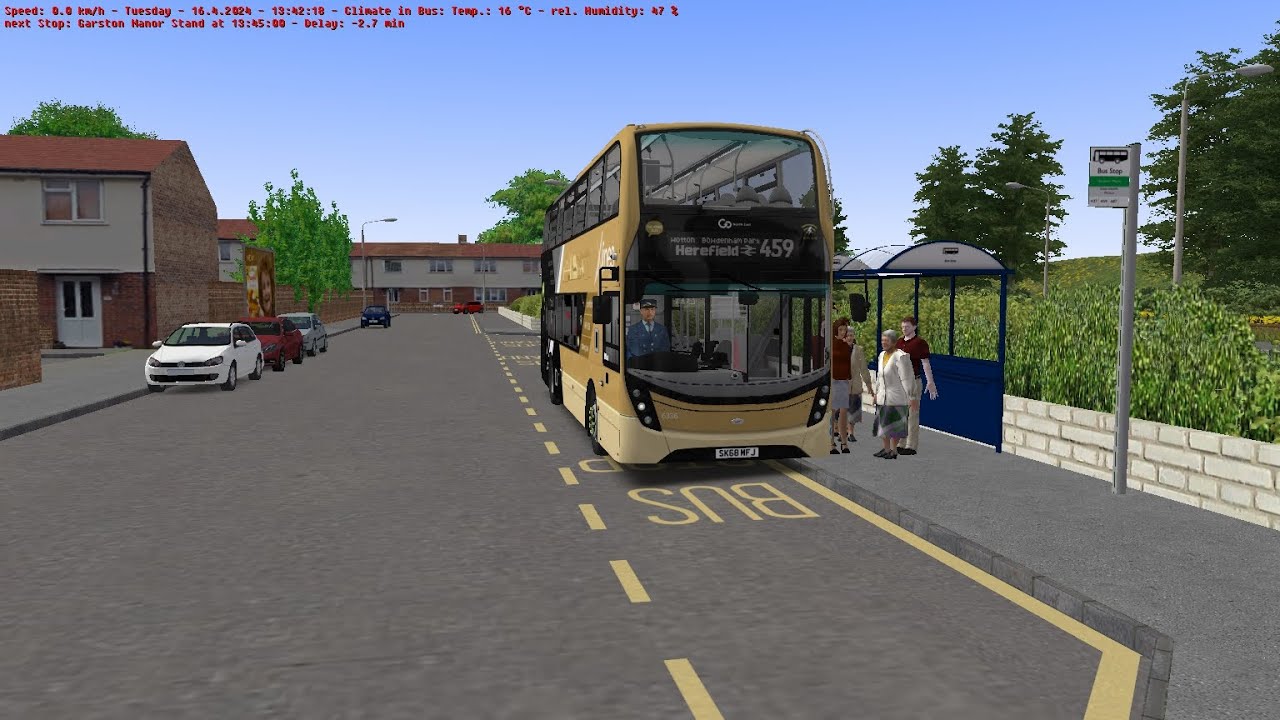 Bowdenham V5 - 459 - Garston Manor - Herefield Sation Both Ways - YouTube