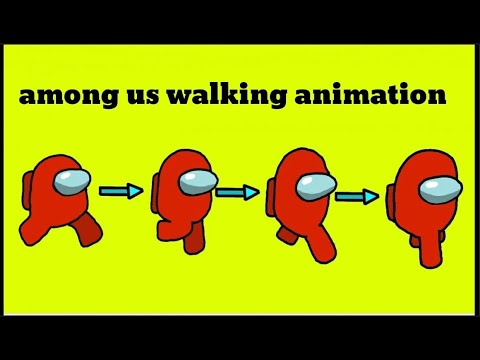 how to make among us walking animation in flipaclip. - YouTube