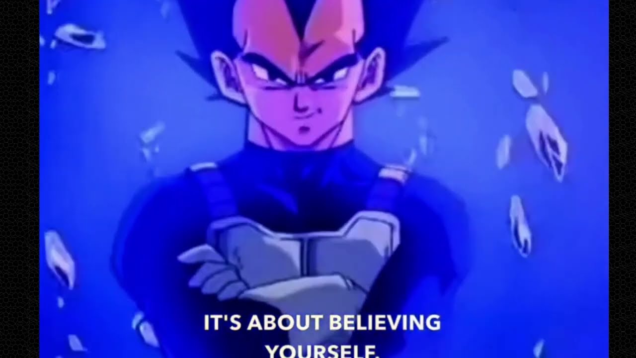vegeta motivational speech about self improvement - YouTube
