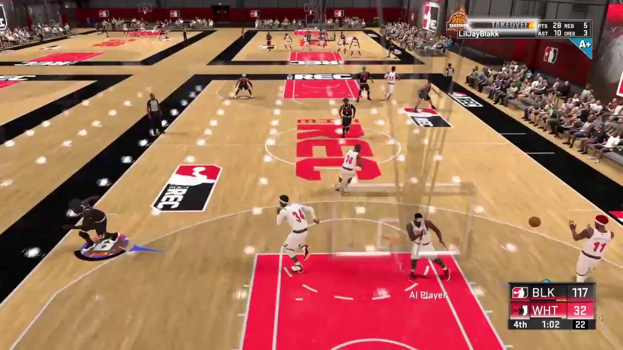 NBA 2k20 REC WITH TWO-WAY FINISHER - YouTube