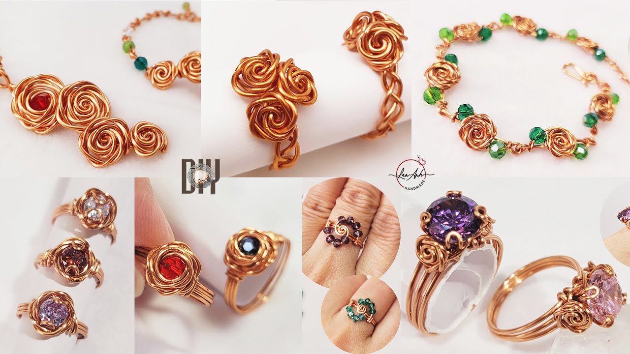 How to make a rose-themed jewelry set | 7 Easy-to-follow on making ...