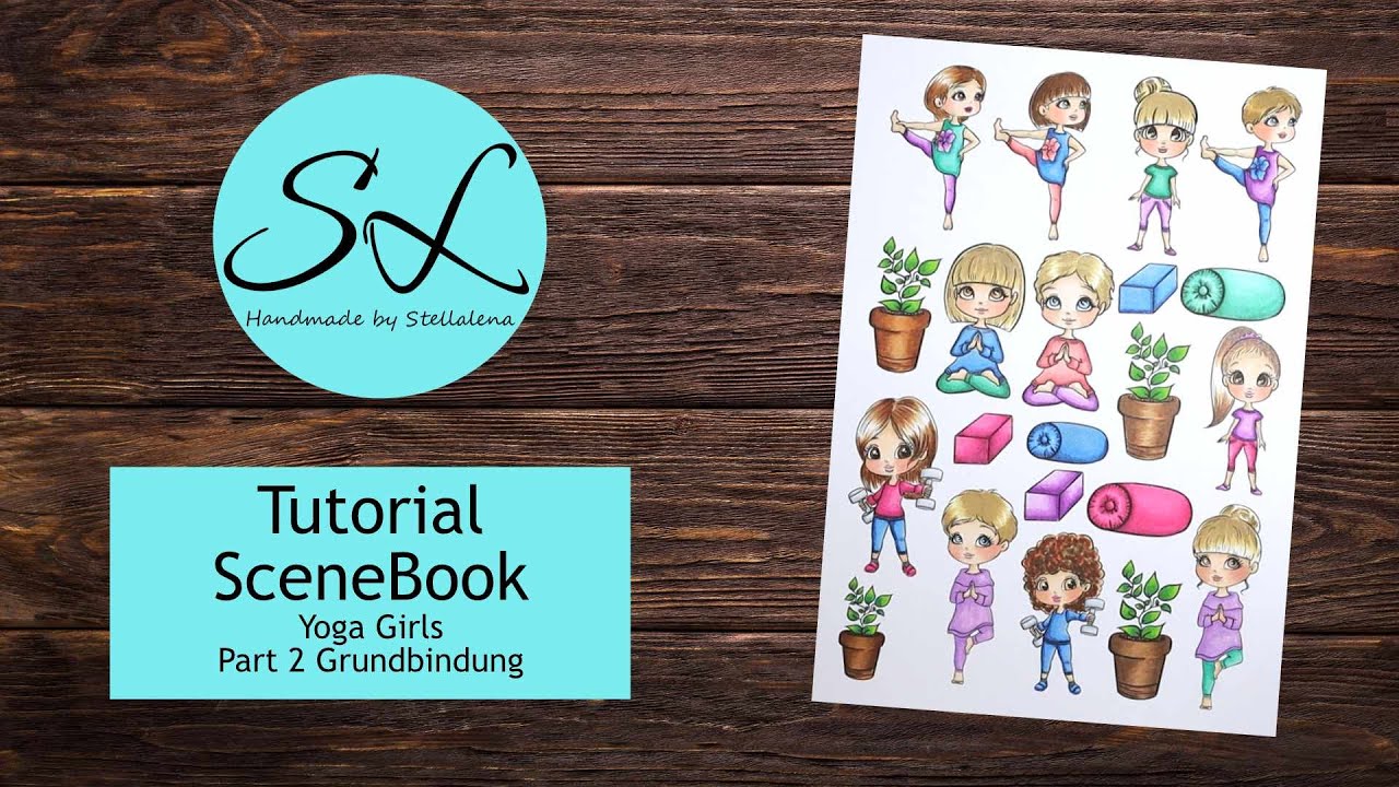 Part 2: Tutorial SceneBook | Book binding | Deco | Grundbindung und ...