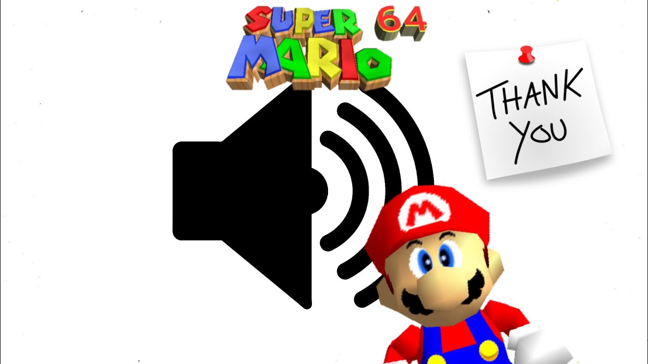 Sound Effect - Thank You for Playing (Super Mario 64) - YouTube