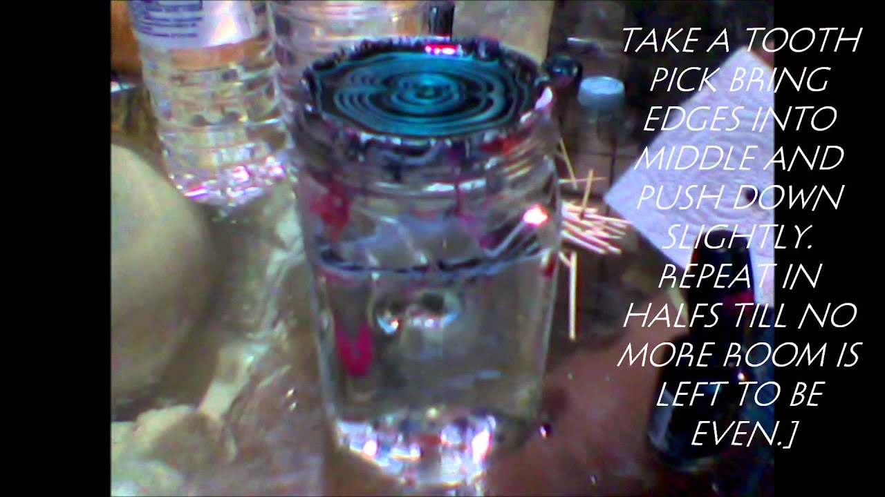 How to make marble color bottle caps for reuse! - YouTube