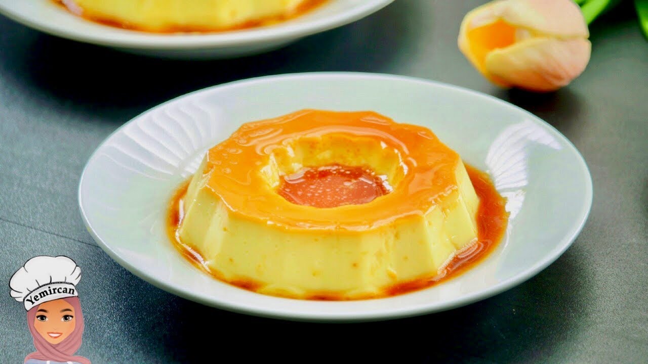 الحلى اللي يحبه الكبار والصغار منعش ويبرد على القلب | كريم كراميل ناعم ...