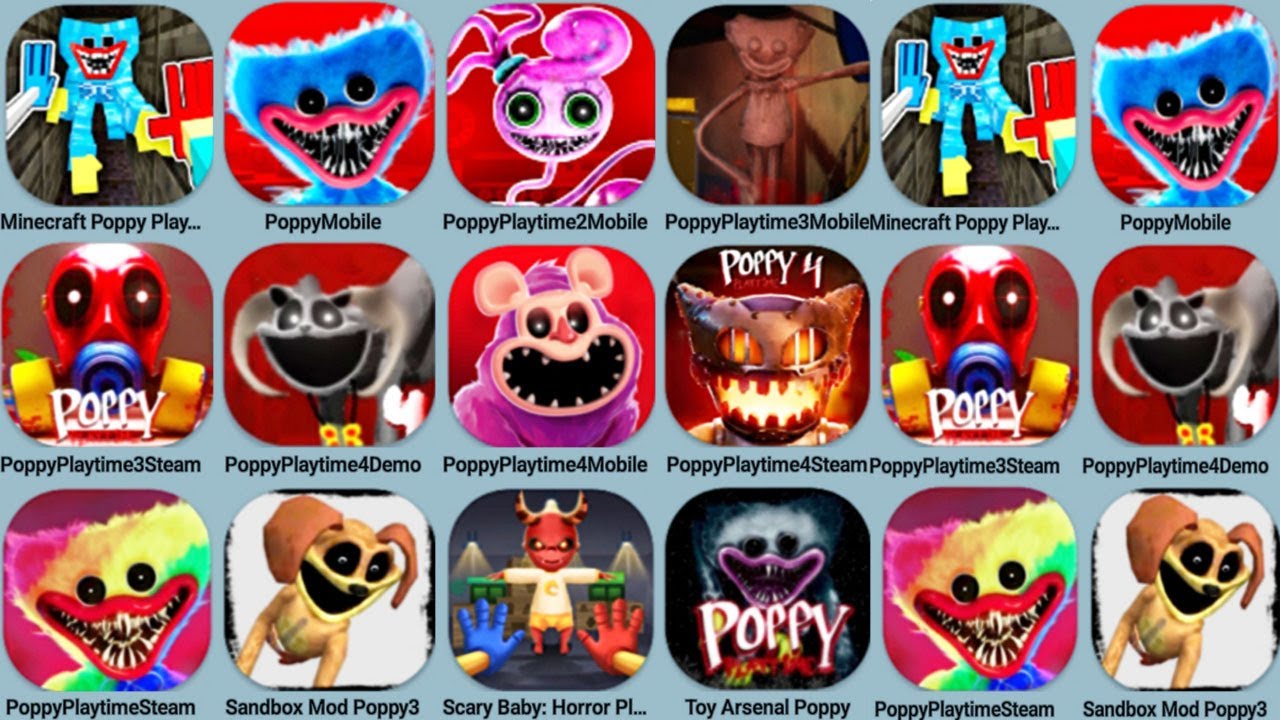 Poppy Playtime Minecraft, Poppy Mobile, Poppy 2, Poppy 3 Mobile, Poppy ...