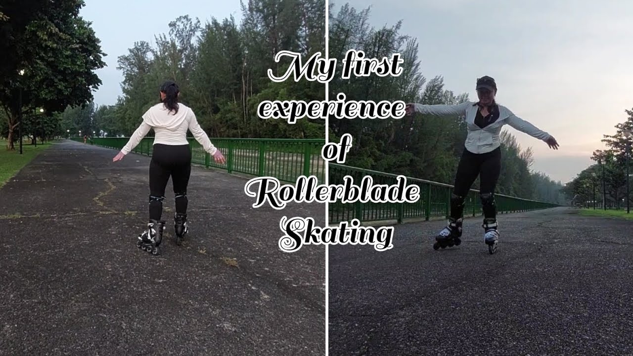 Day 1: My first experience of Rollerblade Skating - YouTube