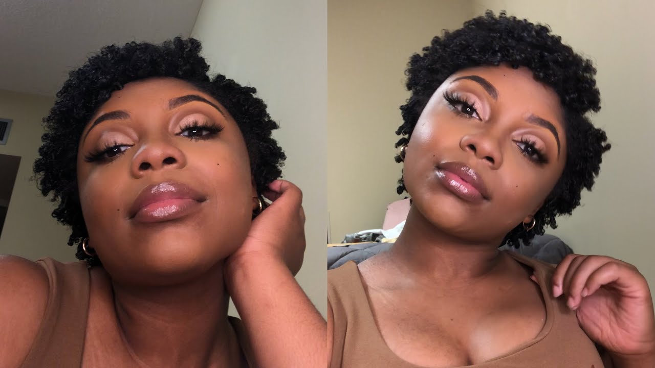 SHINGLING METHOD ON TYPE 4 HAIR | starting my natural hair journey ...