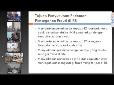 Workshop Pembahasan Draf Pedoman Pencegahan Fraud di Rumah Sakit - YouTube