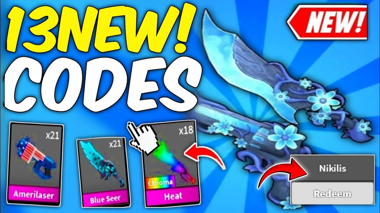 DON'T MISS 💥 Mm2 Codes August 2024 - Murder Mystery 2 Roblox Codes 2024 ...