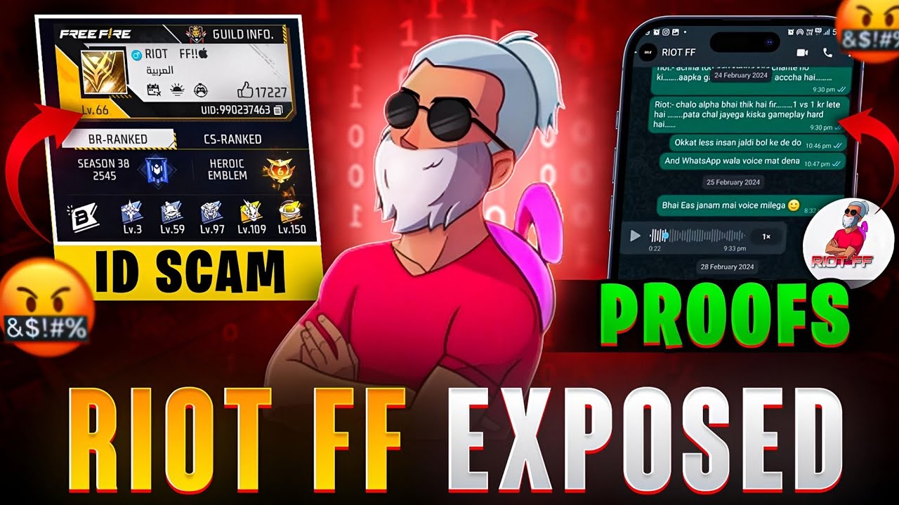Riot FF Exposed 🔥 ID Scam Case On Riot FF With Proof 🧾 🤯 Full ...