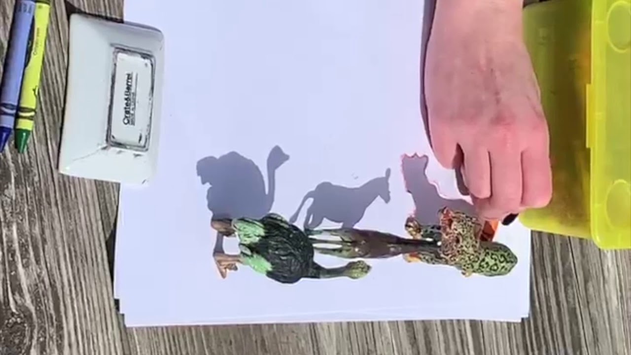 Shadow Tracing Drawing - YouTube