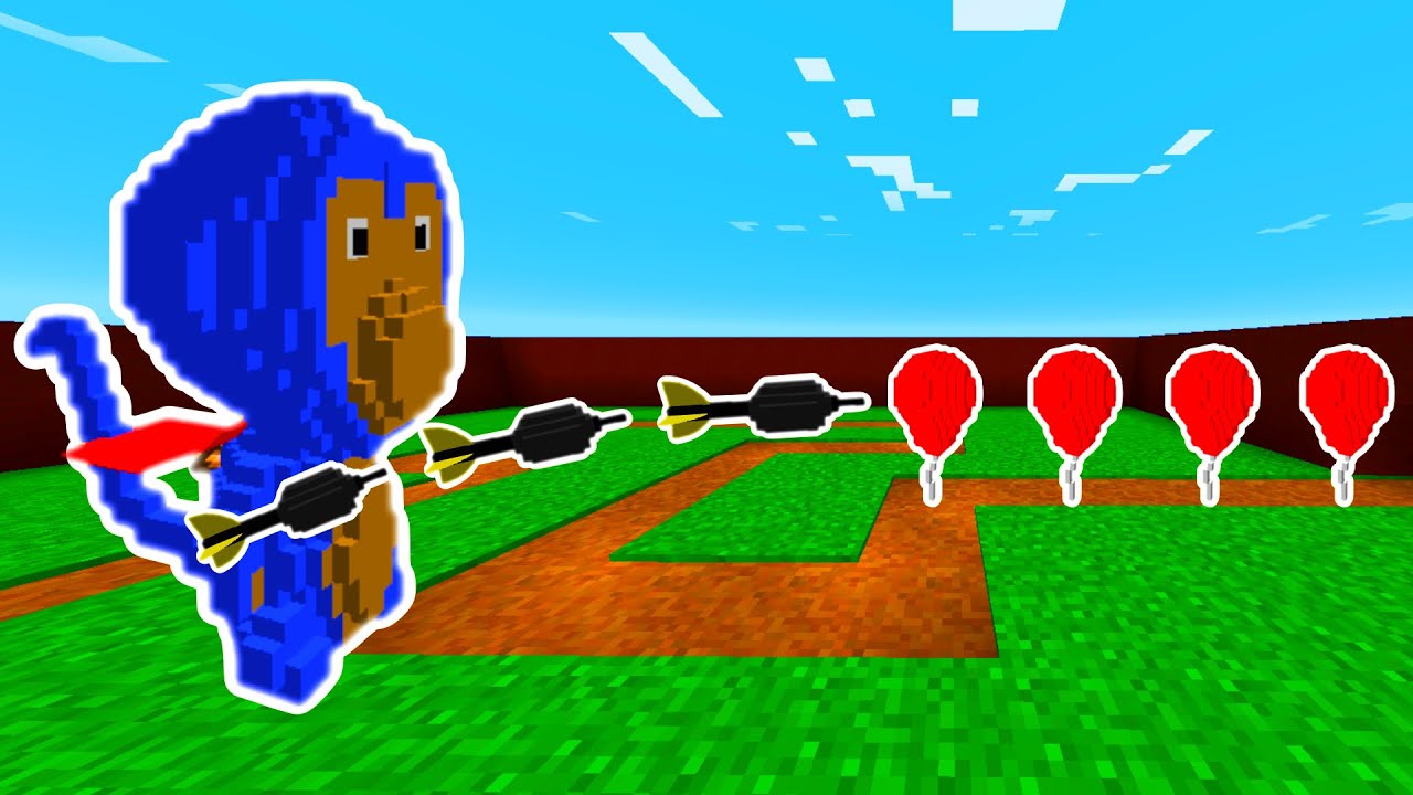 They Made BLOONS in MINECRAFT and it's AWESOME! - YouTube