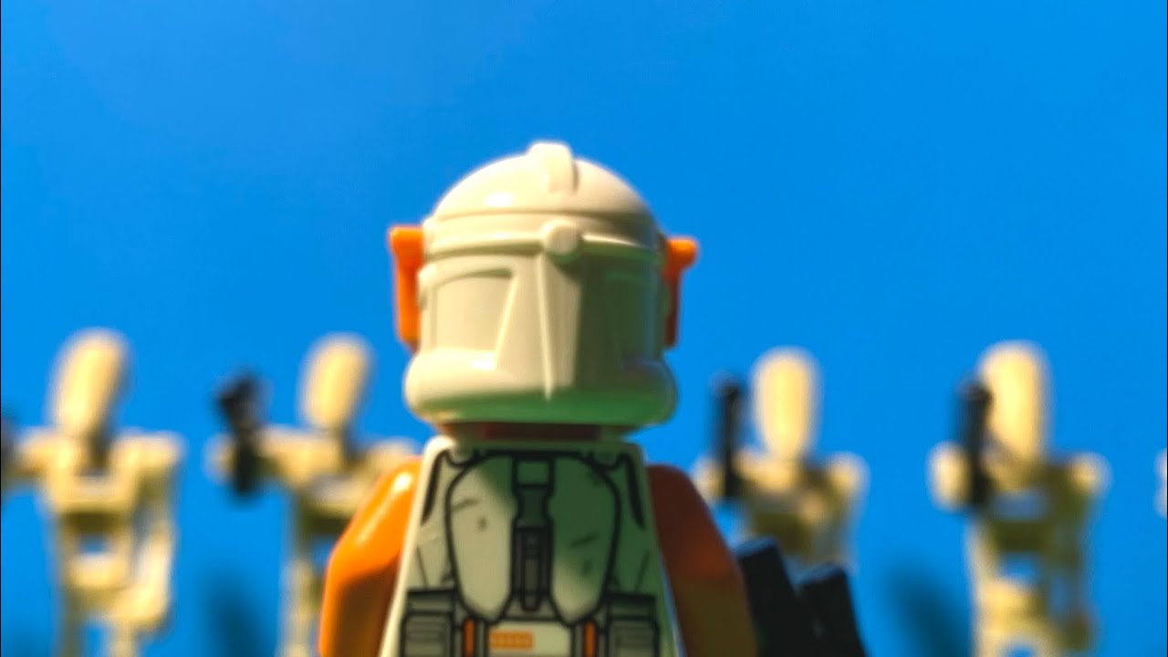 Lego Star Wars Commander Cody vs. Battle Droids Test Stop Motion - YouTube