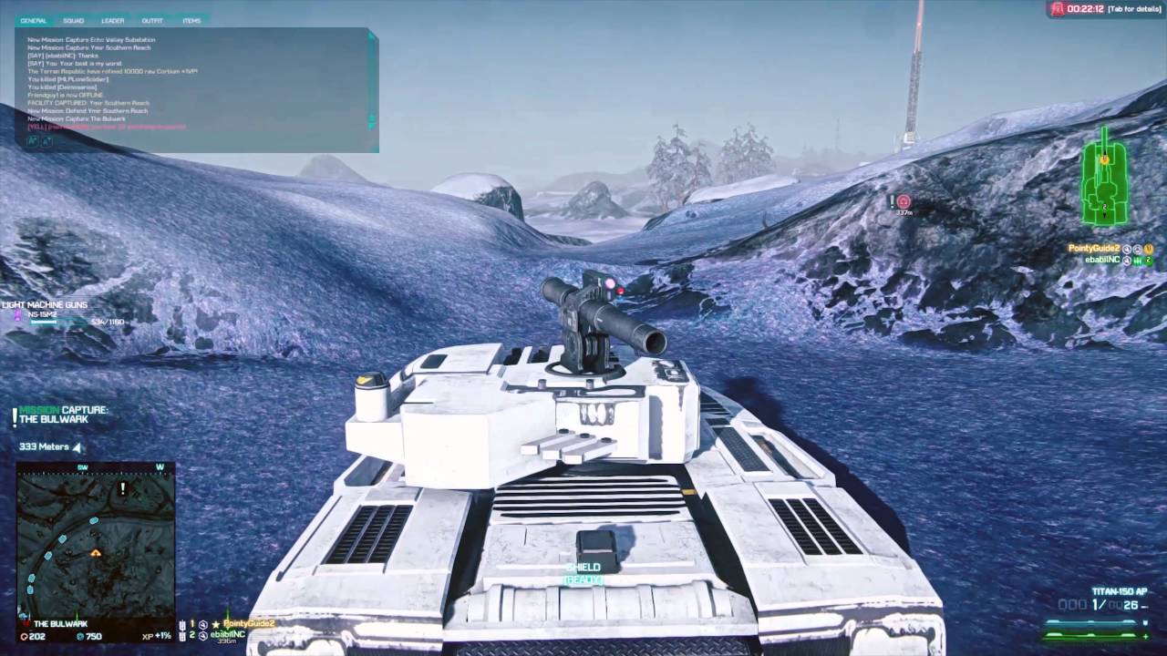 Planetside 2 Vanguard AP Saving a Bio Lab - YouTube