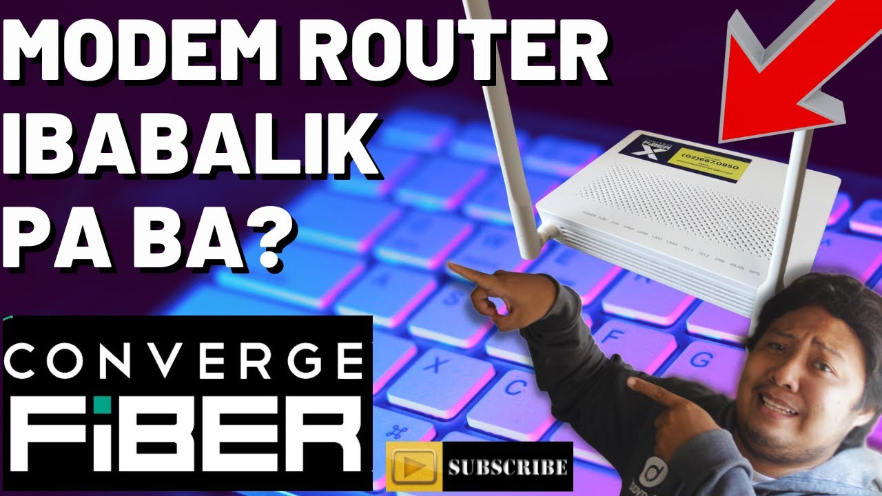 CONVERGE MODEM ROUTER NEED PA BA IBALIK ? - YouTube