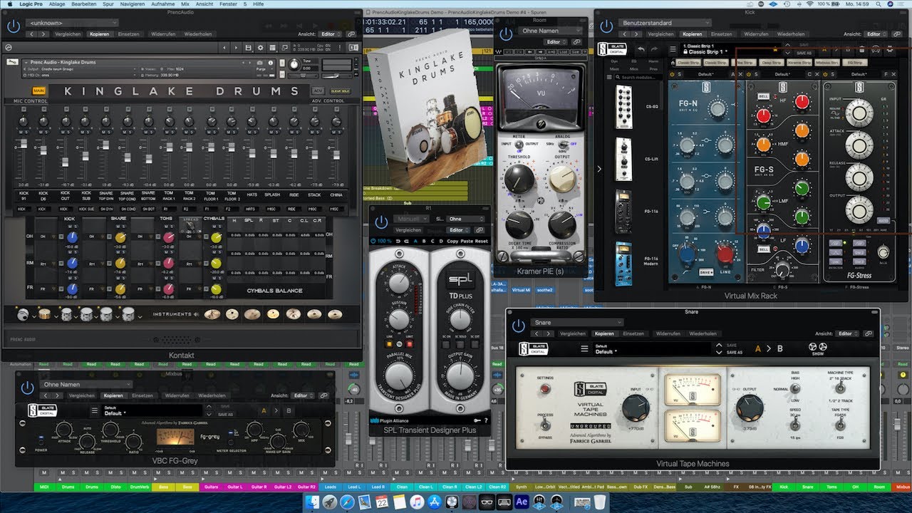 Prenc Audio - Kinglake Drums Demo & Mix Walkthrough - YouTube