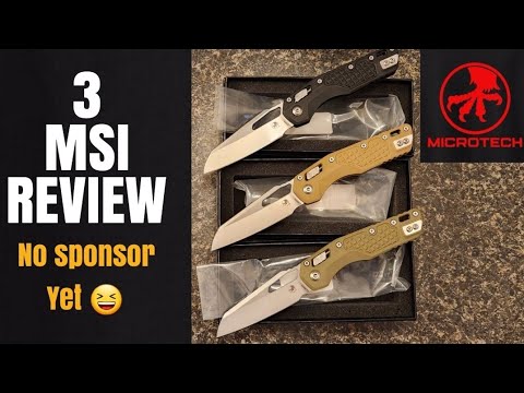 Microtech Msi Frag RAM-LOK (Black, Tan, Od Green) #microtech #edc #knife - YouTube