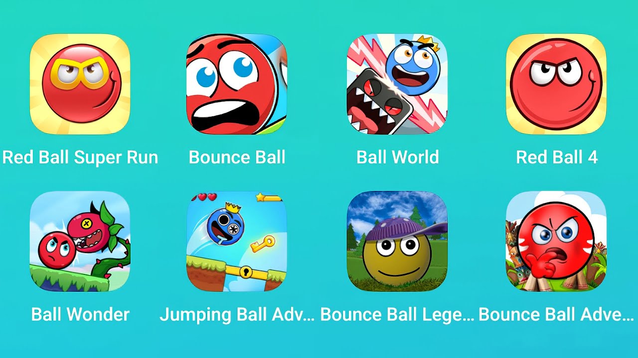 Red Ball Super Run, Bounce Ball, Ball World, Red Ball 4, Ball Wonder ...