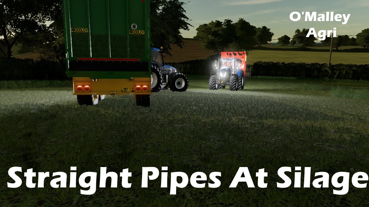 Straight Pipes and Silage FS22 - YouTube