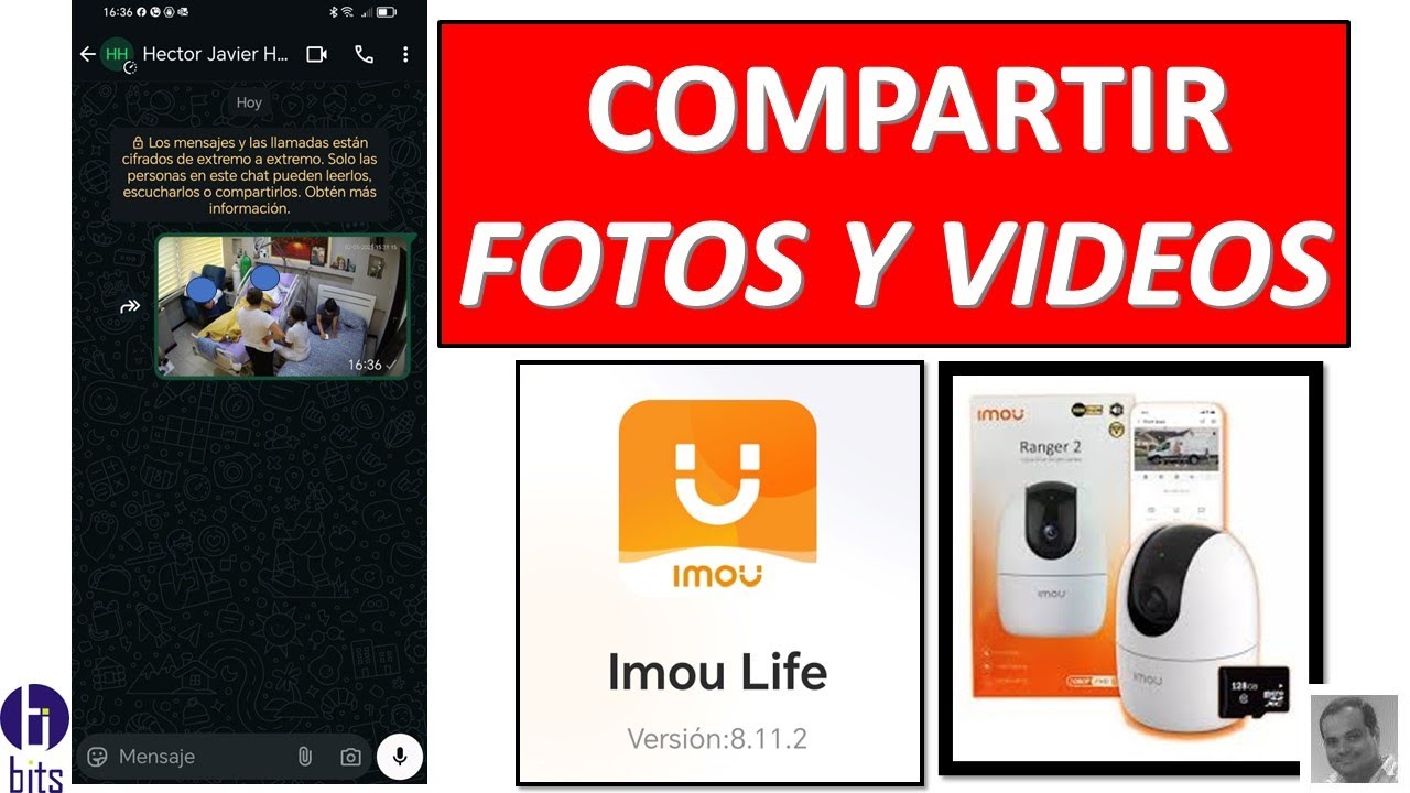 App IMOU compartir fotos y videos - YouTube
