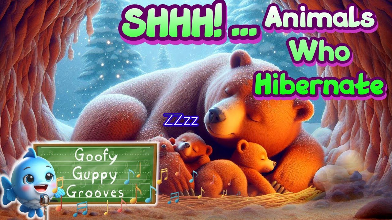 ♫🐻 Animals Who Hibernate 🐻♫ | Learn About Animals That Hibernate ...
