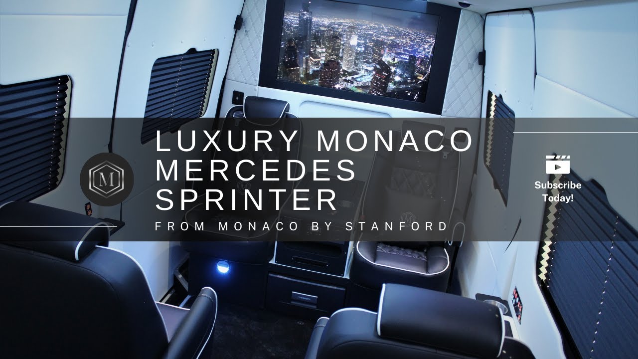 Luxury Monaco Mercedes Sprinter with Washroom! - YouTube