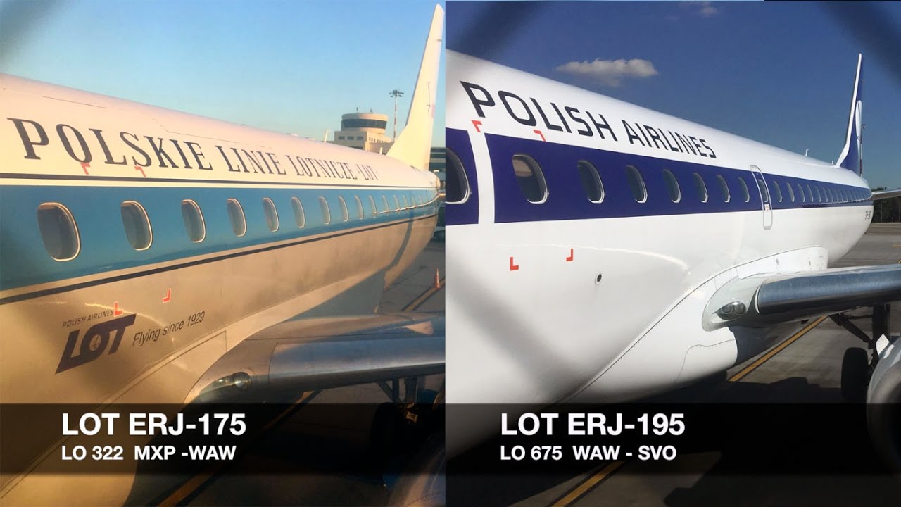 TRIP REPORT | LOT ERJ-175 Retro & ERJ-195 | Milan MXP Moscow SVO via ...