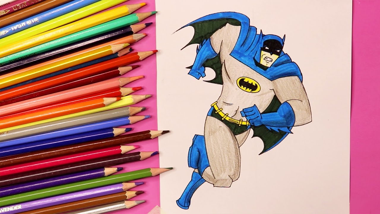 HOW TO DRAW BATMAN STEP BY STEP EASY FOR BEGINNERS - YouTube