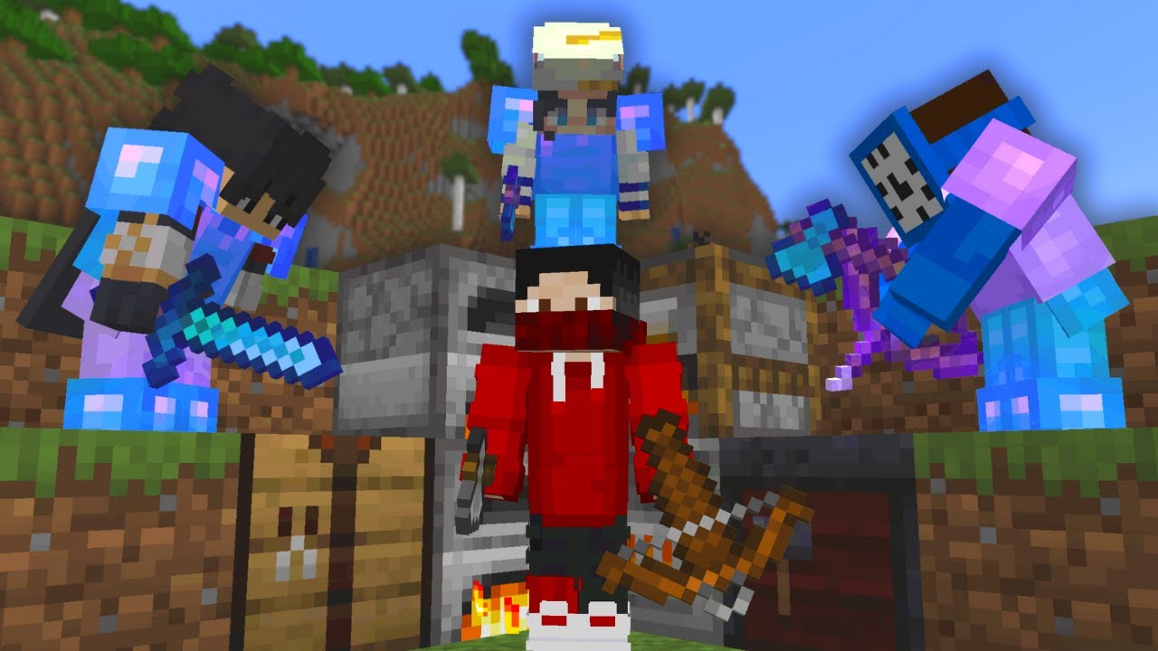 Minecraft Speedrunner vs 3 Hunters - YouTube