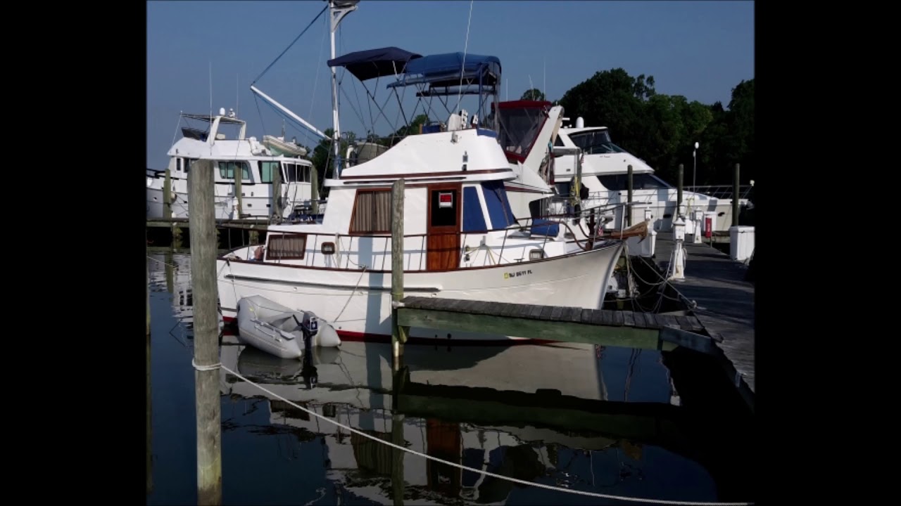 1985 34 foot Marine Trader Trawler double cabin Power boat for sale in ...